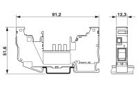 China 277 V Rated Voltage 2801305 CB 1/10-1/10 UT-BE Seat with 3 Poles for sale