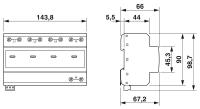 China 5 V AC ... 250 V AC 125 V AC UL 2801561 VAL-ME 385/80-3S-FM Type 2 Surge Protector for sale