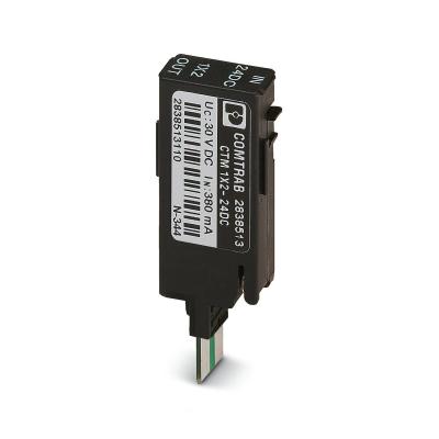 China 2838500 CTM 1X2- 24DC Surge Protector Plug for 24 V DC Rated Voltage and 1 Pole for sale
