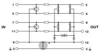 China 2838775 PT 5-HF-12 DC-ST Surge Protector Plug for 24 V DC Rated Voltage and 1 Pole for sale