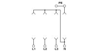 China VAL-MS/3 1-BE Type 2 Surge Protector Base with 1 Pole and Rated Voltage 2838885 for sale