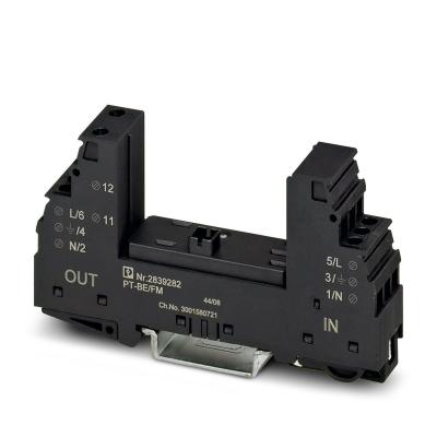 China 1 Pole 2839282 PT PT-BE/FM Type 3 Surge Protector Base with Rated Voltage for sale