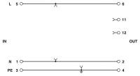 China 1 Pole 2839282 PT PT-BE/FM Type 3 Surge Protector Base with Rated Voltage for sale