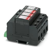 China VAL-MS 320/3 1/FM-UD Type 2 Surge Protector with 4 Poles and 320 V AC Rated Voltage for sale