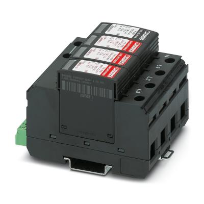 China VAL-MS 320/3 1/FM-UD Type 2 Surge Protector with 4 Poles and 320 V AC Rated Voltage for sale