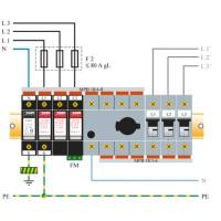 China VAL-MS 320/3 1/FM-UD Type 2 Surge Protector with 4 Poles and 320 V AC Rated Voltage for sale