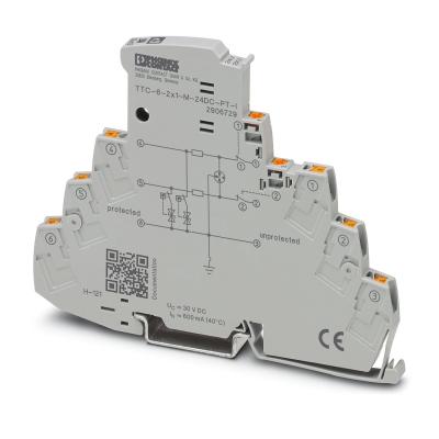 China Industrial 24V DC Rated Voltage 2-Pole Surge Protector for Safety and Protection for sale