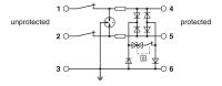 China 12 V DC Rated Voltage 2906744 TTC-6P-3-HF-M-12DC-UT-I Surge Protector with 2 Pole for sale
