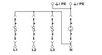China VAL-MS 230 IT/3 1 Type 2 Surge Protector 2858548 for 230 V AC 4 Pole Home Appliances for sale