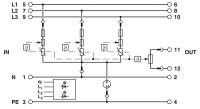 China 5V AC ... 250V AC 125V DC 200mA DC 2905348 VAL-SEC-T2-1S-175-FM Type 2 Surge Protector for sale