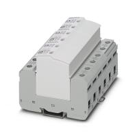 China FLT-SEC-T1 T2-3C-350/25-FM Type 1 2 Combined Surge Protector 3 Poles Rated Voltage 350V for sale