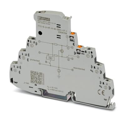 China Number of Pole 2 TTC-6-3-HF-F-M-12DC-UT-I Surge Protector Rated Voltage 24 V DC for sale