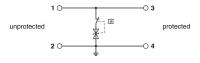 China 2906848 TTC-6-TVSD-C-24DC-PT-I Surge Protector with 24V DC Rated Voltage for sale
