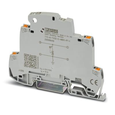 China 48 V DC Rated Voltage 2 Pole Surge Protector TTC-6-TVSD-C-48DC-PT-I by Phoenix Contact for sale