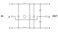 China 1-3 Phoenix Contact EMC Filter 2794110 NEF Nominal Center Frequency 50 Hz 60 Hz for sale