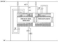 China Contact Load Safety Shutdown PSR-M-EF7-SAI4-PI Extension Module 22.61*107.74*113.6mm for sale