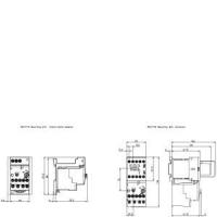 China 3RU7 Size S00 Contact Load 3RU7116-0JB0 Overload Relay for 51.00 x 102.00 x 84.00MM for sale