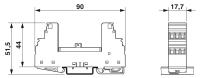 China 1 Pole 24V DC Rated PT 4-EX I -BE Phoenix Contact Surge Protector Base 2839486 at Best for sale