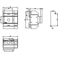 China 3KD0240-2KG20-3 Basic Devices Disconnecting Switch Shaft 4 Pole BG 01 3KD0 Frame Size 1 for sale