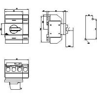China PLC 3KD0242-2KG20-3 Basic Devices Disconnecting Switch Shaft 4 Pole Stable Operation for sale