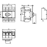 China Heavy-Duty Applications 3KD0442-2LG20-3 Basic Devices Disconnecting Switch with Shaft for sale
