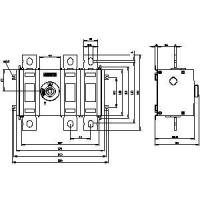 China SENTRON 3KD up to 1600 A Basic Devices Disconnecting Switch with PLC 3KD4230-0PE20-0 for sale