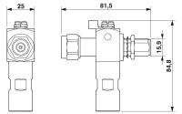China CN-LAMBDA/4-2.25-SB Phoenix Contact Surge Protector with 3 Poles and Rated Voltage for sale