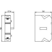 China PLC 3KD9003-2 Accessory for 3KD0 size 01/02 Auxiliary switch 1NO 1NC without cable for sale