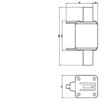 China Siemens 3NA3360 LV HRC Fuse Link GL/GG with Front Indicator Size 3 opt. AC 500V/DC 440V for sale