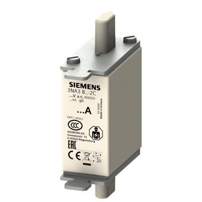 China PLC 3NA3810-2C LV HRC Fuse Link GL/GG with Front Indicator Size 000 500V Protection for sale