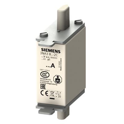 China PLC 3NA3812-2C LV HRC Fuse Link GL/GG with Non-Insulated Grip Lugs and Front Indicator for sale