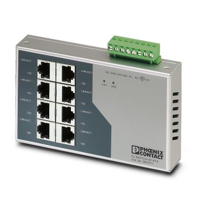 China Phoenix Contact FL SWITCH SF 8TX Industrial Ethernet Switch IP20 Protection Certified for sale