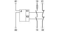China Compact Phoenix Contact Coupling Relay 2981978 PSR-SCP-24DC/FSP/1X1/1X2 17.5*114.5*99MM for sale