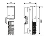 China Protection Level IP20 Phoenix Contact Communication Module AXL F IF CAN 1H for Industrial for sale