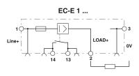China 1 Pole Electronic Circuit Breaker EC-E1 4A for Phoenix Contact Electronic Equipment for sale