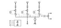 China Phoenix Contact Type 1 Surge Protector Plug Rated Voltage 350/25V Number of Pole 4 for sale