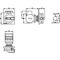 China PLC 3LD2154-0TK51 Basic Devices Disconnecting Switch for Durable Electrical Protection for sale