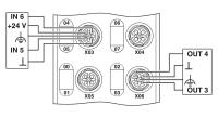 China 2701509 AXL E PN DI8 DO8 M12 6P Phoenix Contact Digital Module Versatile and Flexible for sale