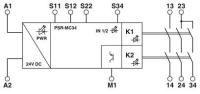 China Phoenix Contact PSR-MC34-3NO-1DO-24DC-SP Emergency Stop Safety Relay for Voltage Relay for sale