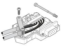 China 2744694 SUBCON-PLUS-CAN Phoenix Contact D-SUB Bus Connector with High Compatibility for sale