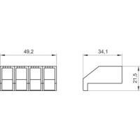 China 4-pole 3LD20 PLC 3LD9201-1A Terminal Cover with Versatile Applications for sale