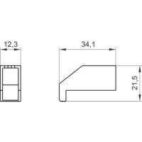 China PLC 3LD9201-2A Terminal Cover Durable 1-Pole Protection for 3LD20 Terminals for sale