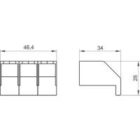 China 3-Pole 25A/32A Terminal Cover for 3LD2 Main and Emergency Switching-Off Switch 3LD9221-0A PLC Accessory for sale