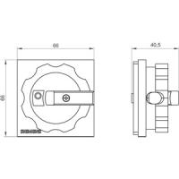 China 3LD9224-3B Rotary Operating Mechanism and Accessory Switch 3LD2 for Easy Installation for sale