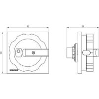 China PLC 3LD9284-3D Rotary Actuator in Red/Yellow for Smooth and Accurate Positioning for sale
