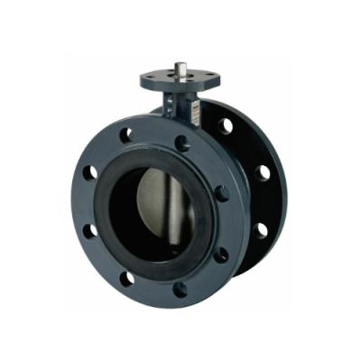 China PLC S55235-V122 VFF41.80 Double Flange Butterfly Valve for Building Automation System for sale