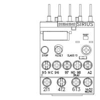 China Siemens 3RU6116-0EB0 Overload Relay 11 16 A Size S00 Class 10 for Motor Protection for sale