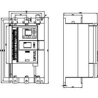 China 3RW5544-6HA14 SIRIUS Soft Starter Size 4 Screw Terminals for Heavy Duty Applications for sale