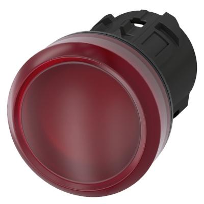 China Siemens 3SU1001-6AA20-0AA0 SIRIUS ACT Pilot Light in Red Plastic with Smooth Lens for sale