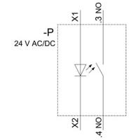 China Siemens 3SU1152-0AB60-1BA0 Metal Shiny Lighted Flat Button Momentary White Pushbutton for sale